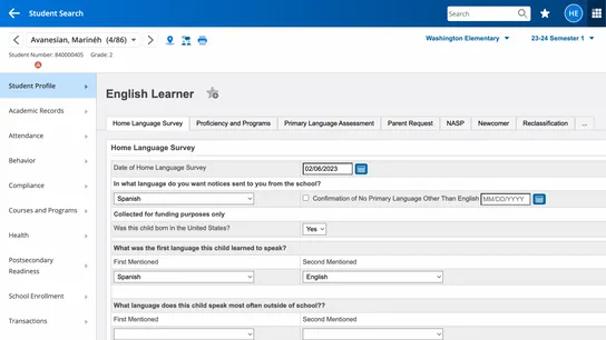 English Language Learners (ELL) - PowerSchool Marketplace